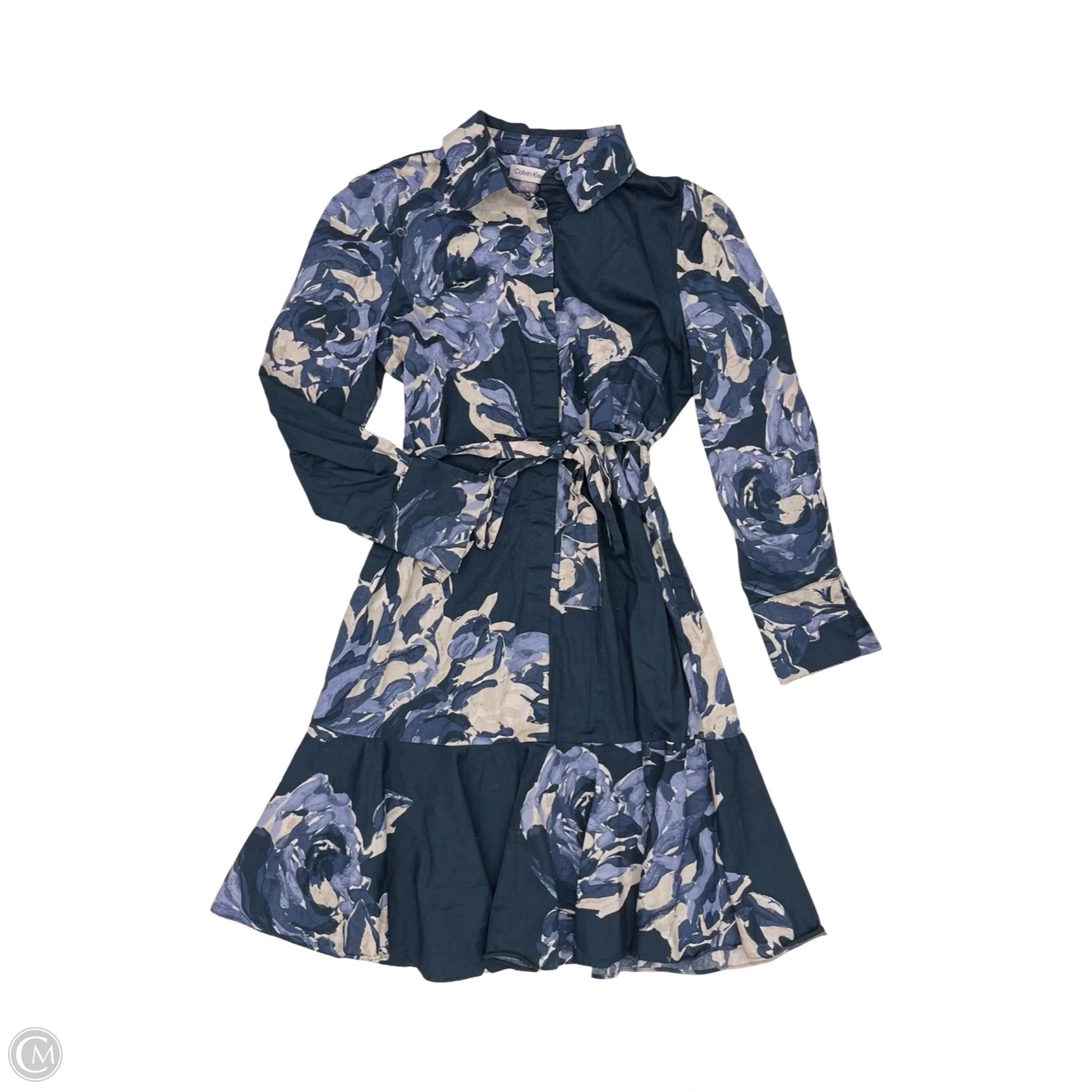 Dress Party Midi By Calvin Klein In Floral Print, Size: M – Clothes ...
